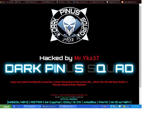 Deface Dengan Metode Sitefinity Dark Pinus Squad