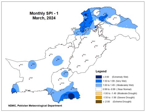 Standarized Precipitation Index National Drought Monitoring And Early