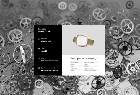 E Mail Receipt Ui Design On Behance