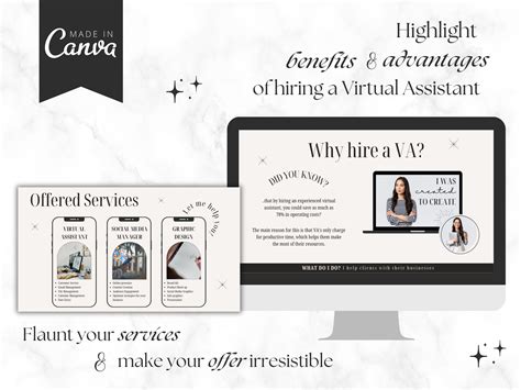 Virtual Assistant Portfolio Template Virtual Assistant Portfolio Virtual Assistant Templates