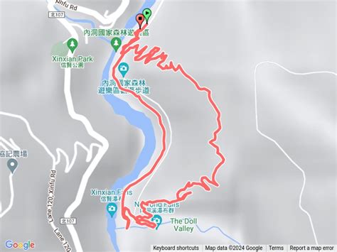 1130623內洞國家森林遊樂區觀瀑步道森林浴步道賞景步道O繞 健行筆記