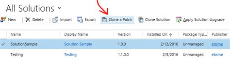 Segmenting Patching And Cloning Solutions In Dynamics CRM Encore Business Solutions