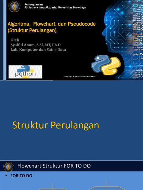 Bab 2b Algoritma Flowchart Dan Pseudocode Struktur Perulangan Pdf