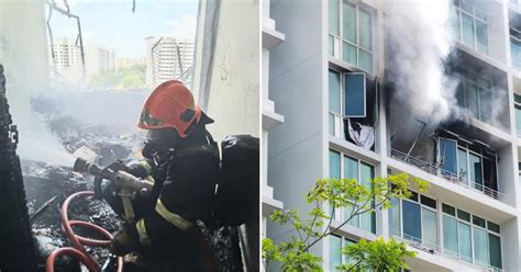 20 Evacuated From Compass Heights Condo In Sengkang After Bedroom Catches Fire Mothershipsg