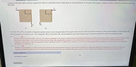 Solved As Shown In The Figure Below We Have A Square One Solved As Shown In The Figure Below We Have A Square One