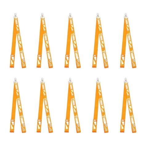Windland 10pcs Cheerleader Pompon Holder Strap Cheer Bows Holder For