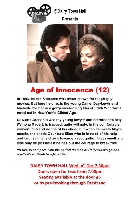 Glenkens Hub Film The Age Of Innocence
