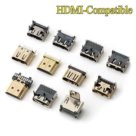 Pcs Lot Hdmi Pin P Pin Male Plug Connector Hdmi Female Male Socket Jack Hdmi Repair