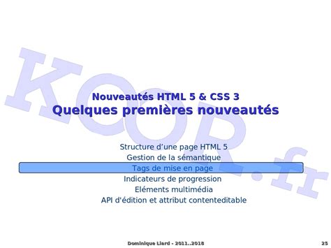 Nouveautés Html 5 And Css 3 Nouveautés Html 5 And Css 3quelques Premières