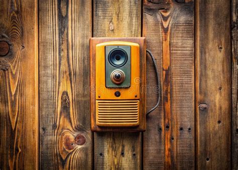 Retro Intercom System With Camera A Stylish And Functional Communication Solution For Your Home