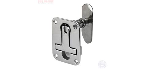 Twist Latch Catch 316 Stainless T Handle Spring Load 100mm X 75mm Boat Twist Latch Catch 316 Stainless T Handle Spring Load 100mm X 75mm Boat