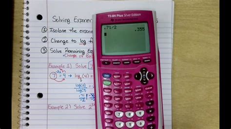 Solving Exponentials For Missing Exponents Youtube