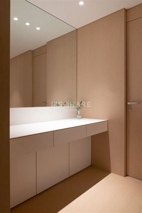 마포구 30평대 아파트 무몰딩 우드앤화이트 오픈형 파우더룸 인테리어