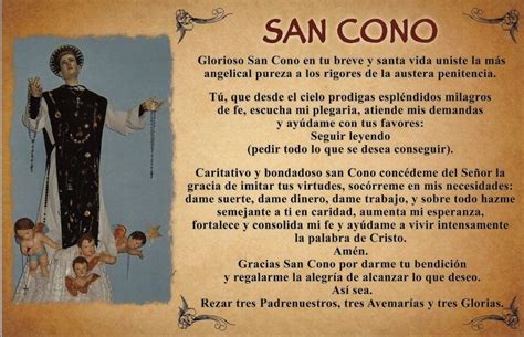Oración A San Cono Artofit