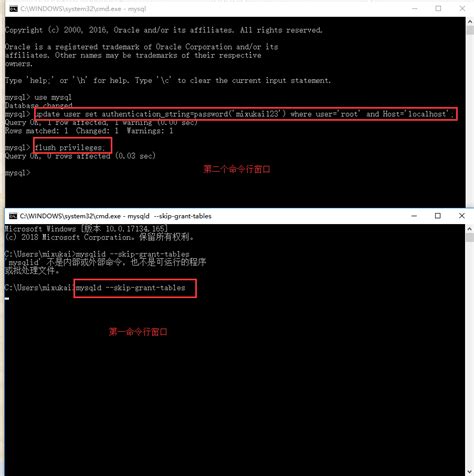 mysql5 7忘记密码解决方案 guanine 博客园