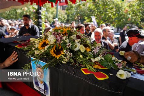 ایسنا تشییع پیکر سردار رضا سراج سخنگو و معاون ارتباطات دبیرخانه