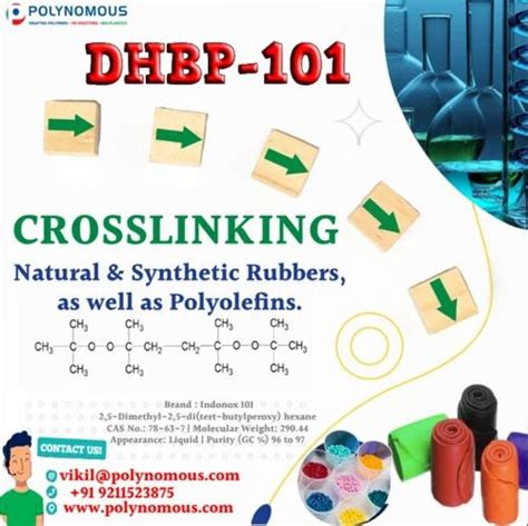 Crosslinking Agent 101 Curing Agent 101 Dhbp 101 Rubber Additives 101 Peroxide 101 Dhbp