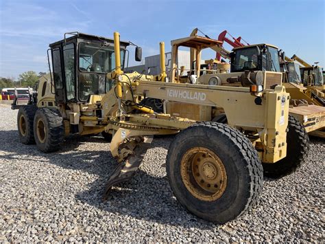2004 new holland rg170b motor grader j m wood auction company inc