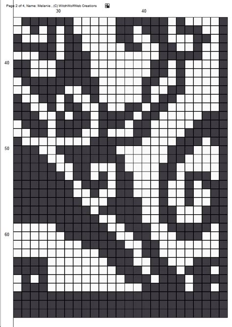 Witchwolfweb Creations Spirit Raven Chart