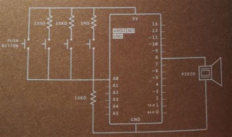 Resistor Ladder Mode Of Operation Project 07 Keyboard Instrument Starter Kit Arduino Forum