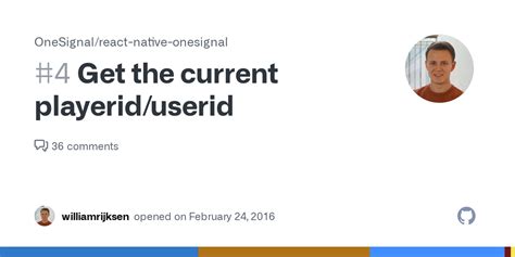 Get The Current Playerid Userid Issue Onesignal React Native Onesignal Github