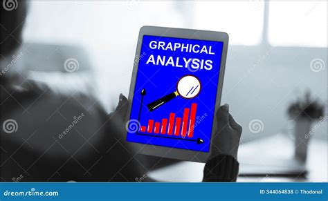 Graphical Analysis Concept On A Wall Stock Image