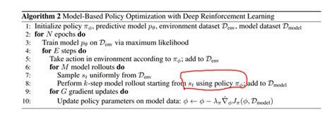 Help With Model Based Policy Optimization Rreinforcementlearning