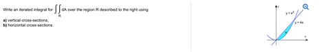 solved write an iterated integral for integral integral r da