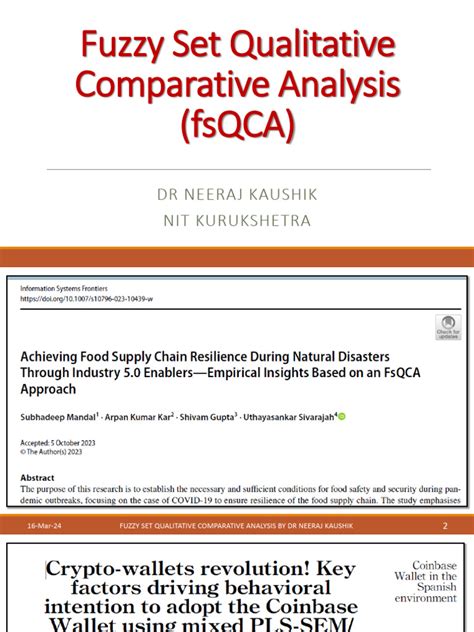 Fuzzy Set Qualitative Comparative Analysis Fsqca Pdf Scientific Method Methodology