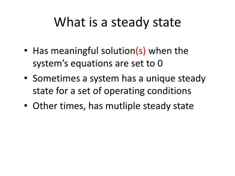 Ppt Multiplicity Of Steady States In Continuous Culture Of Mammalian