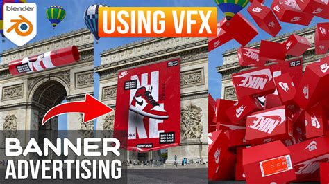 how to create banner unroll and product cgi ads using vfx in blender