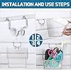Layhit 6 Set Slatwall Bins Plastic Bins With Metal Hooks