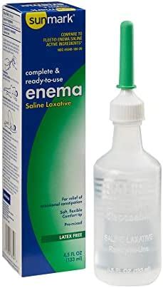 Sunmark Enema Pre Mixed Complete And Ready To Use Saline Laxative