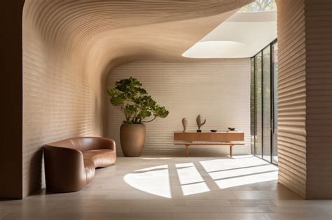 현대적인 스타일의 현관에서 생성된 Ai 무료 사진