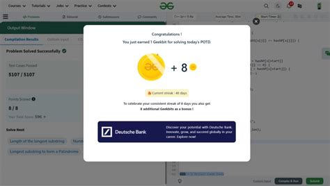 Sushant Bhardwaj On Linkedin Gfg Dsa 48days Streak