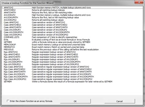 Fastexcel V4 Speedtools Lookups