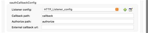 Configuring Oauth 20 For Connectors Mulesoft Documentation