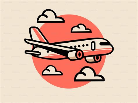 구름을 타고 하늘을 나는 비행기 벡터 Unsplash의 여행하다 이미지