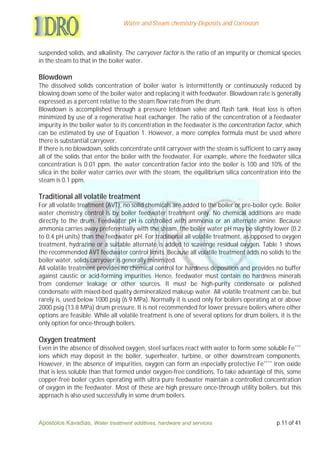 Water And Steam Chemistry Deposits And Corrosion PDF