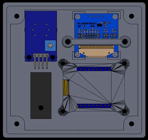 Air Quality Monitor Case Arduino Esp8266 Websockets Thingspeak 3d