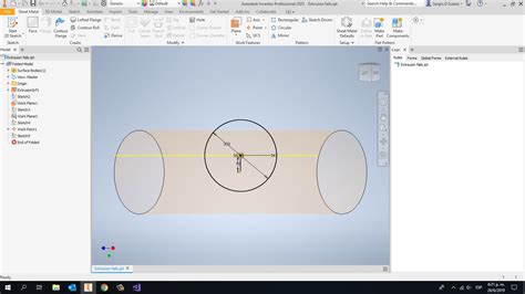 Solved Cant Terminate Extrusion On Curved Surface Autodesk Community
