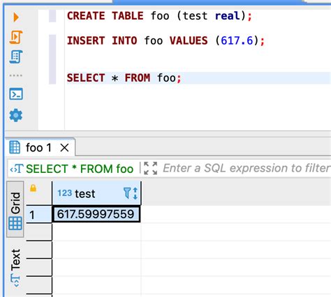 wrong numeric value displayed in grid but correct in text output · issue 18344 · dbeaver