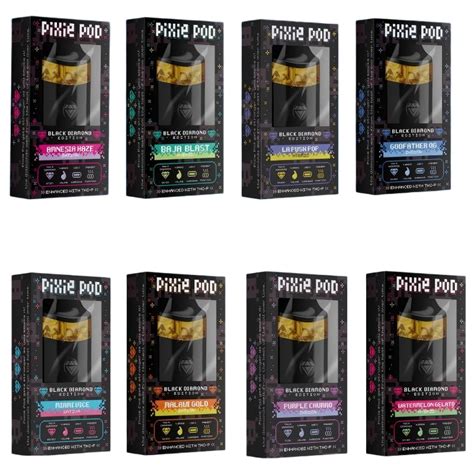 Pixie Pod Black Diamond Edition Thc A Disposable Vape 4g True Hemp Store