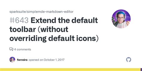 extend the default toolbar without overriding default icons · issue 643 · sparksuite
