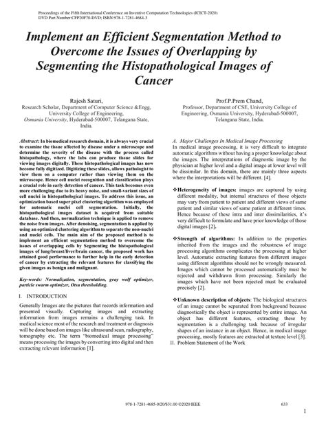 Pdf Implementation Of Efficient Segmentation Method For