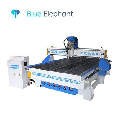ELECNC Axis Woodworking Engraving Machine Blue Elephant CNC Machinery