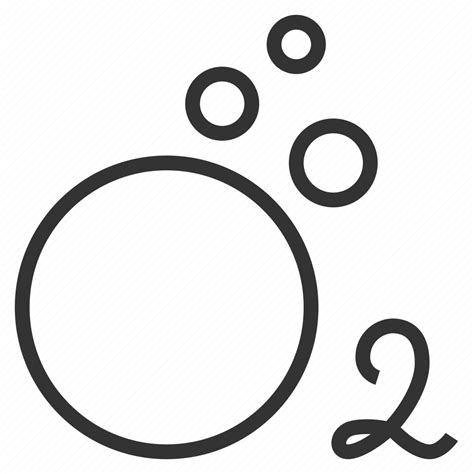 Line O Outline Oxygen Icon Download On Iconfinder