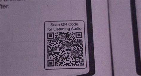Ter Scan QR Code For Listening Audio StudyX