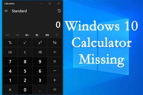 How To Fix Windows 10 Calculator Missing Issue TechLatest