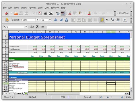 Libreoffice Calc Basic